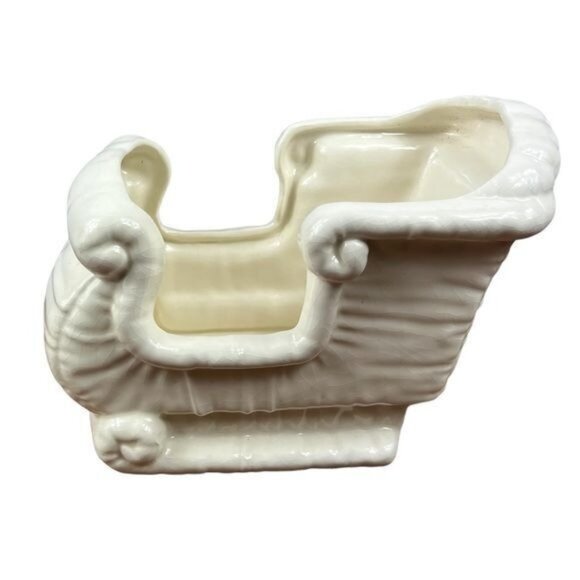 Softee | Holiday | Decorative Ceramic Softee Christmas Sleigh Dish ...